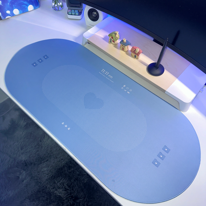 Cute Interface Deskmat - Blue