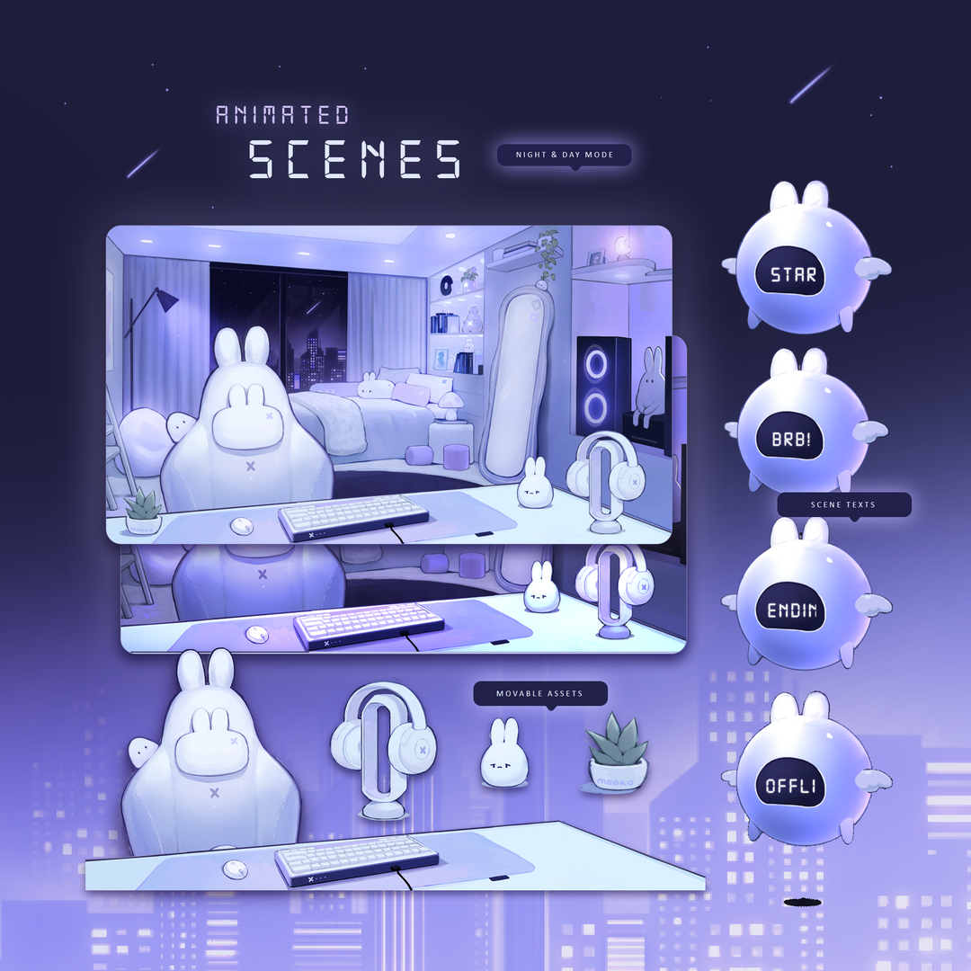 Stream Overlays – Mooko Studio