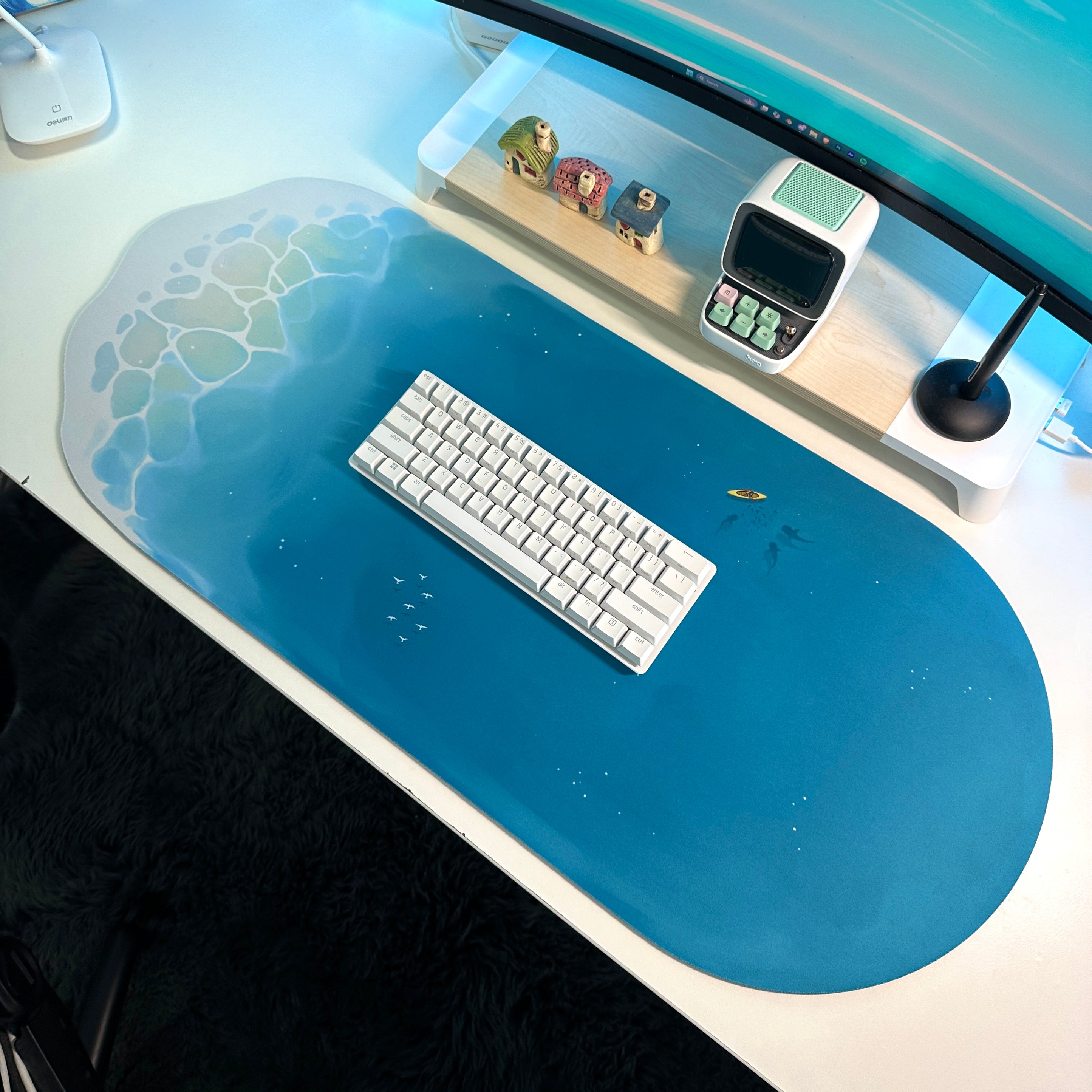 Calm Ocean Deskmat 90x40cm