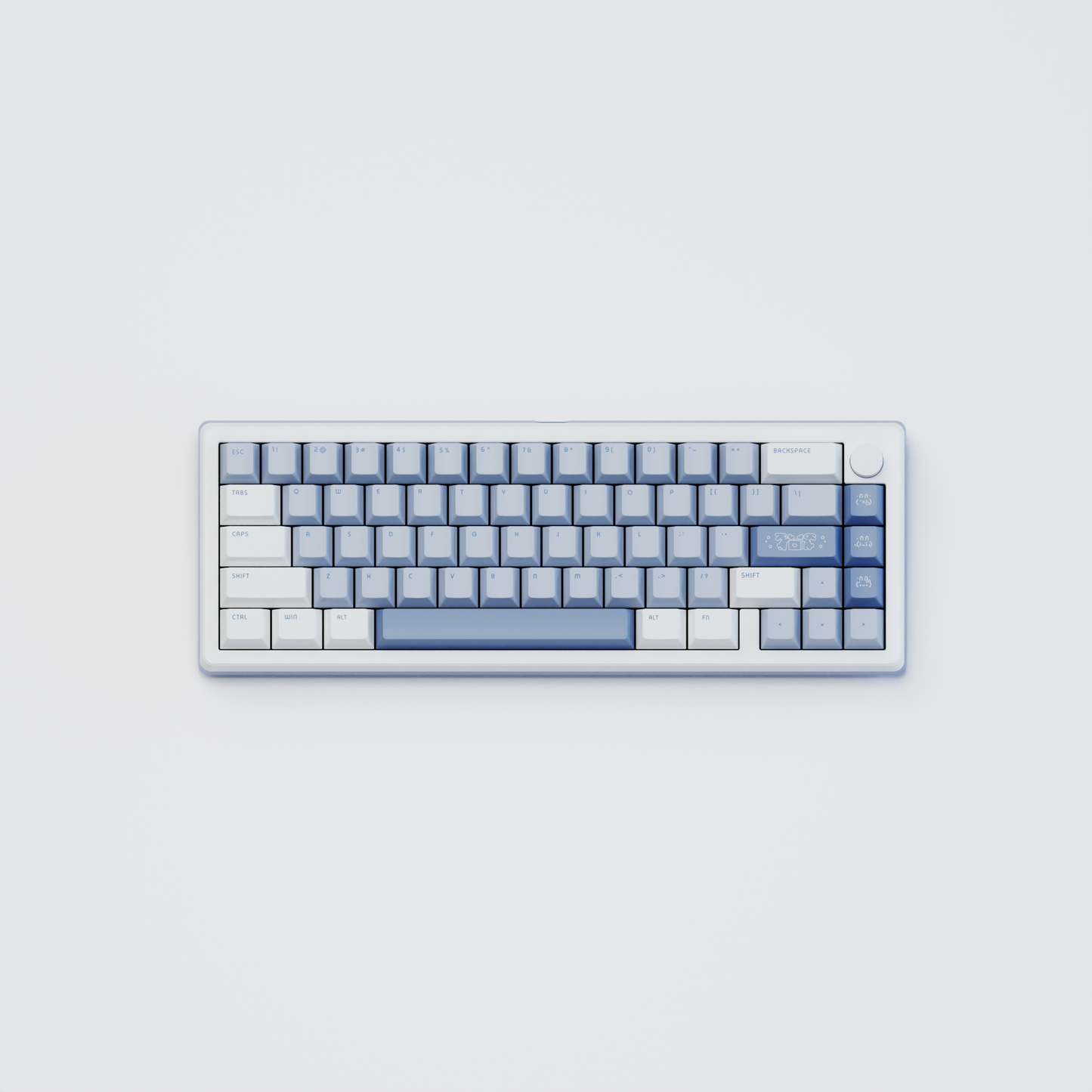 Cute Interface Keycaps - Blue