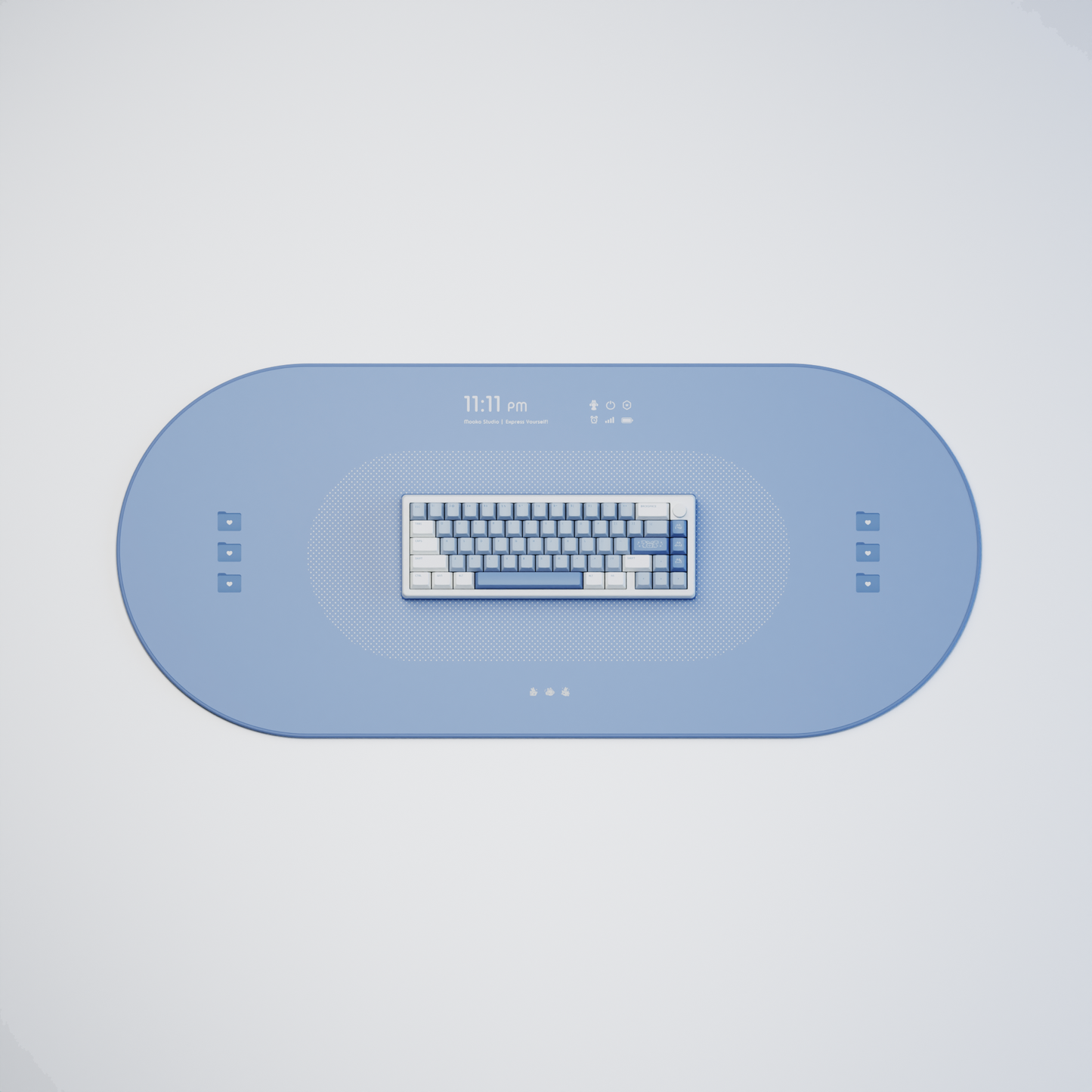 Cute Interface Keycaps - Blue