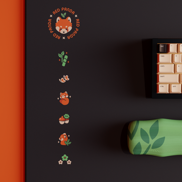 Red Panda Keycaps