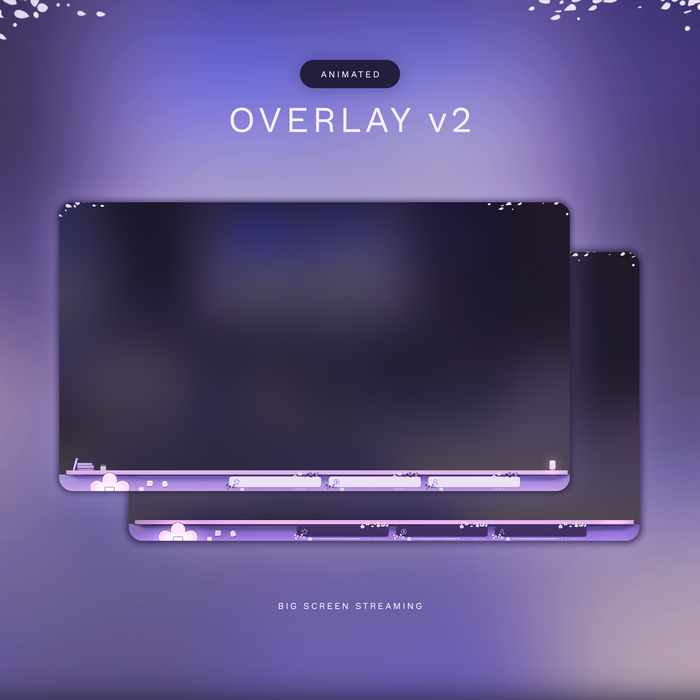 Dreamy Room | Animated Stream Overlay Pack
