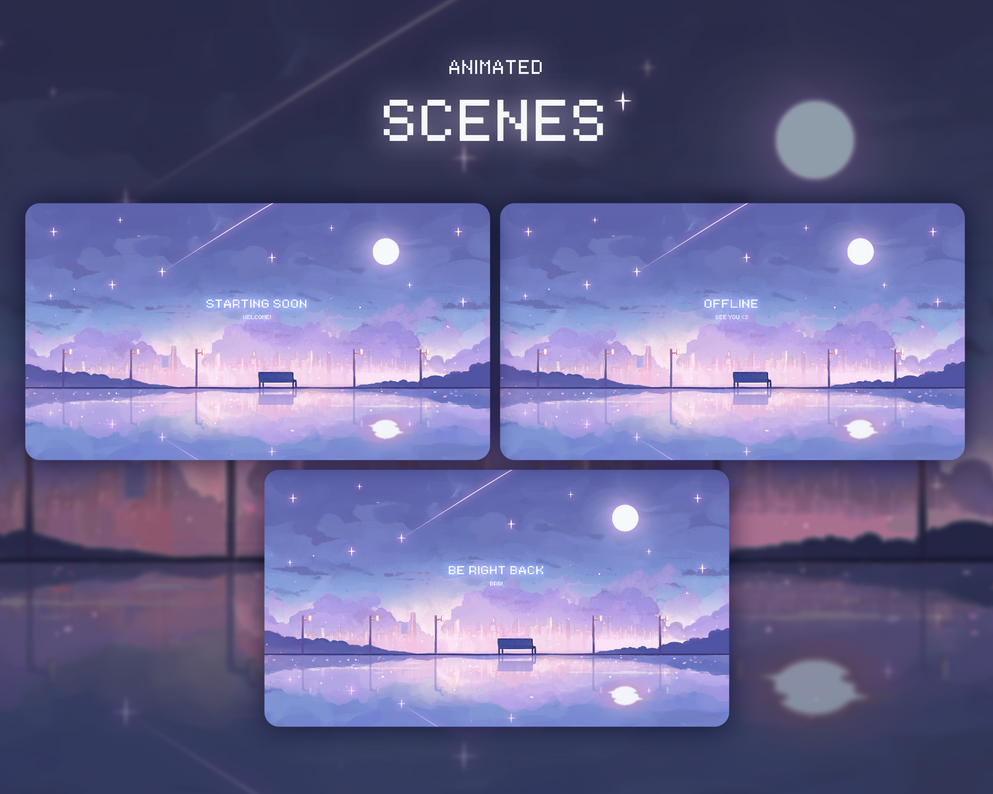 Day Dream | Animated Stream Overlay Pack