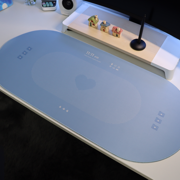 B Grade Cute Interface Deskmat - Blue