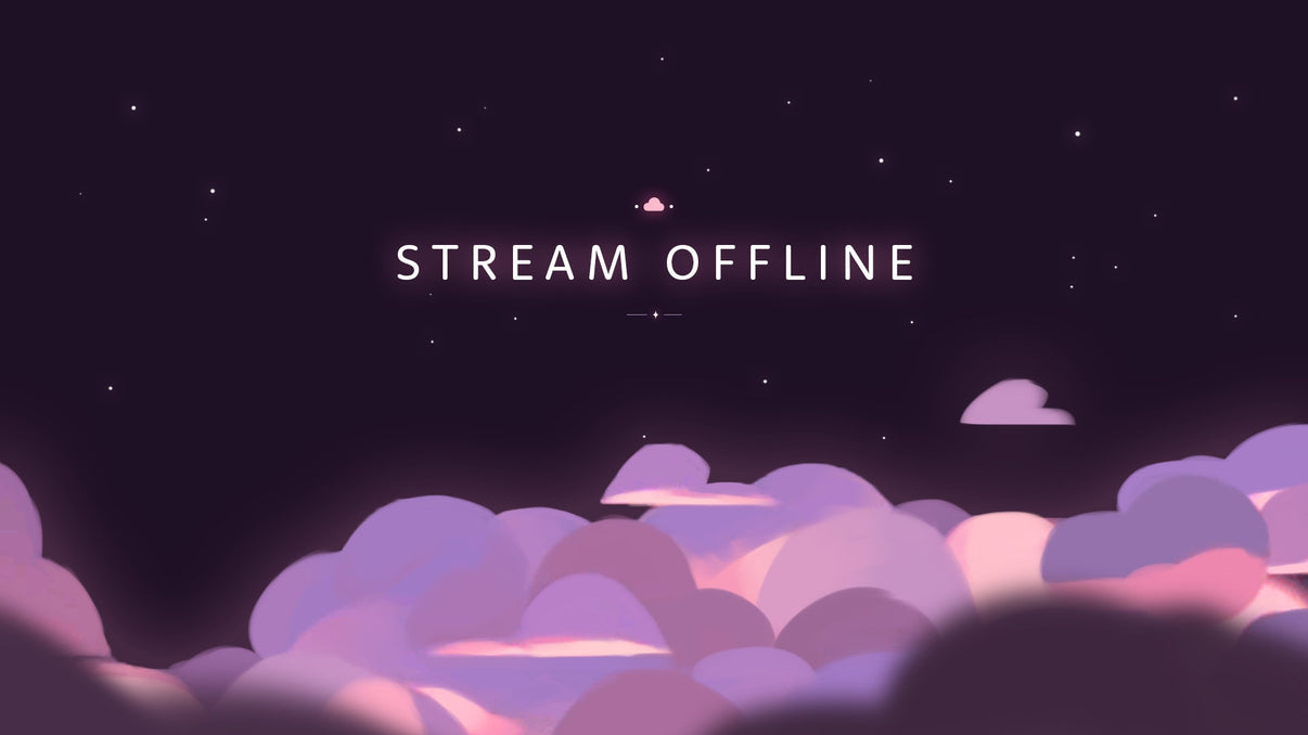 Cozy Clouds | Animated Stream Overlay Pack