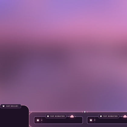 Cozy Clouds | Animated Stream Overlay Pack – Mooko Studio